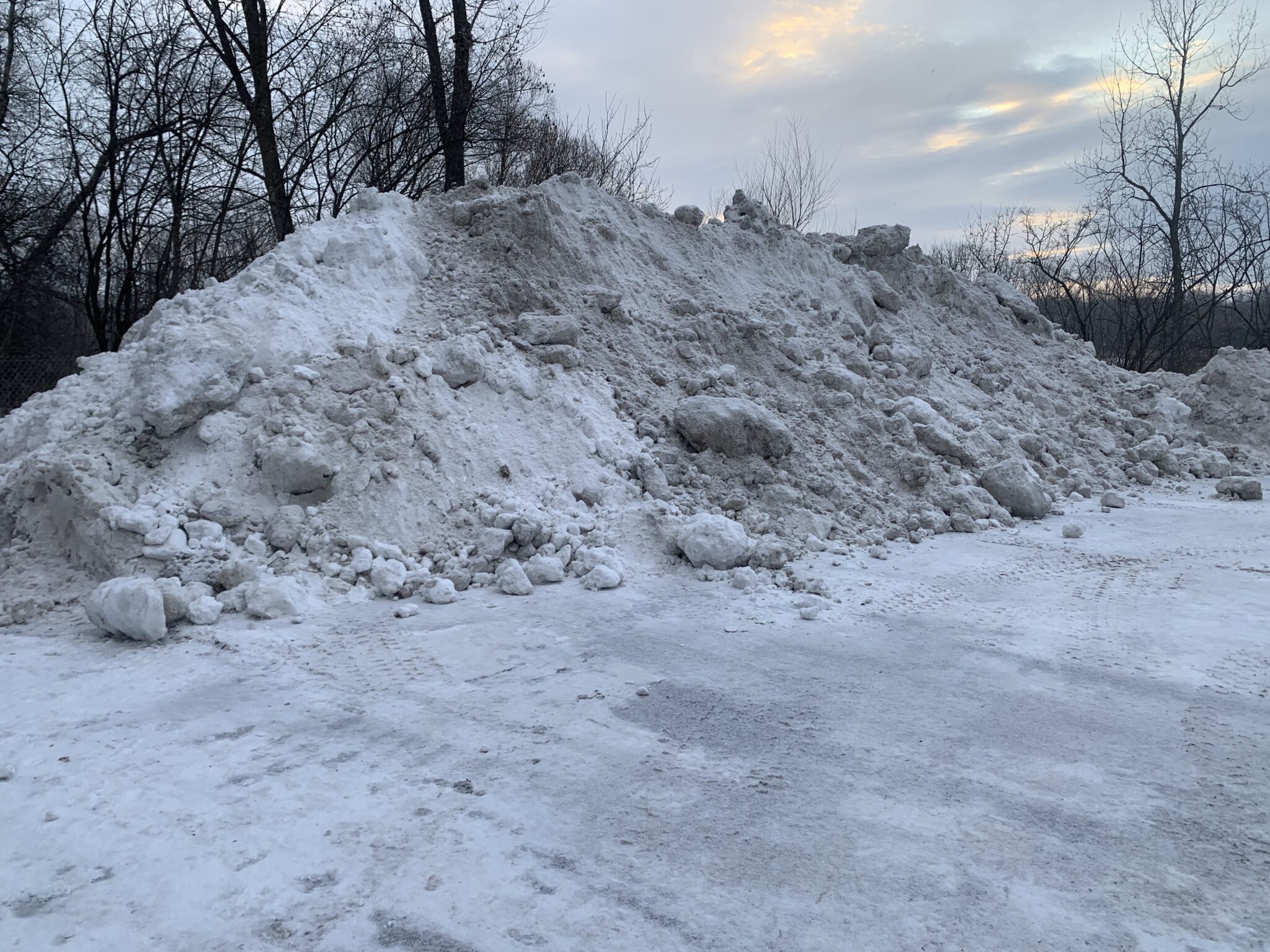 Volunteer snow pile monitoring - Nine Mile Creek Watershed District