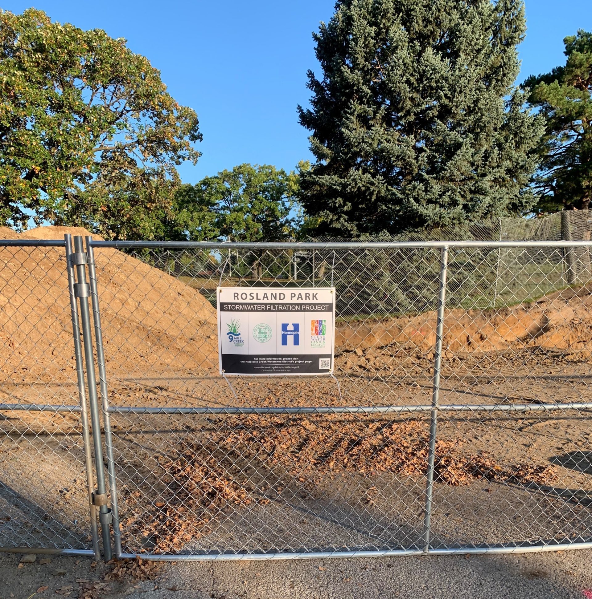 Project construction starts at Rosland Park - Nine Mile Creek Watershed ...